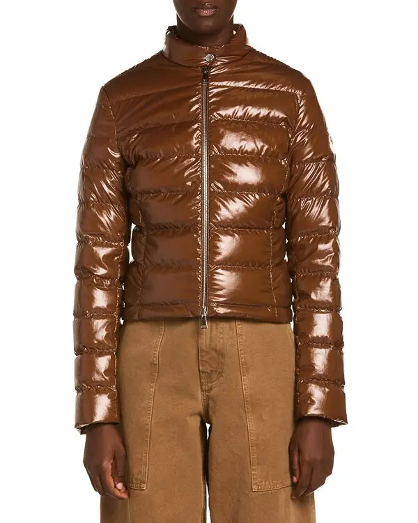 Moncler Papillon Down Puffer Jacket - Open Brown