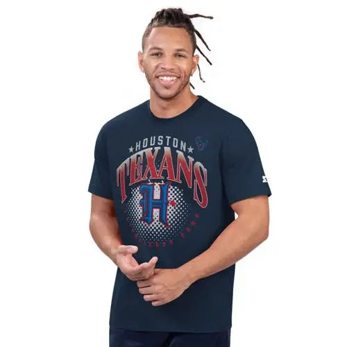 STARTER Houston Texans Prime Time T-shirt - Navy