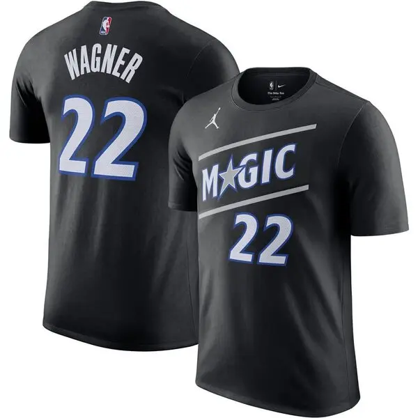 JORDAN BRAND Franz Wagner Orlando Magic Name & Number T-shirt Statement Edition - Black
