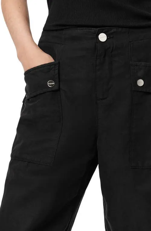 ALLSAINTS Val Twill Cargo Pants - Black