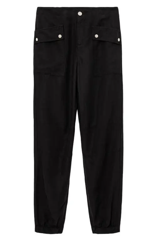 ALLSAINTS Val Twill Cargo Pants - Black