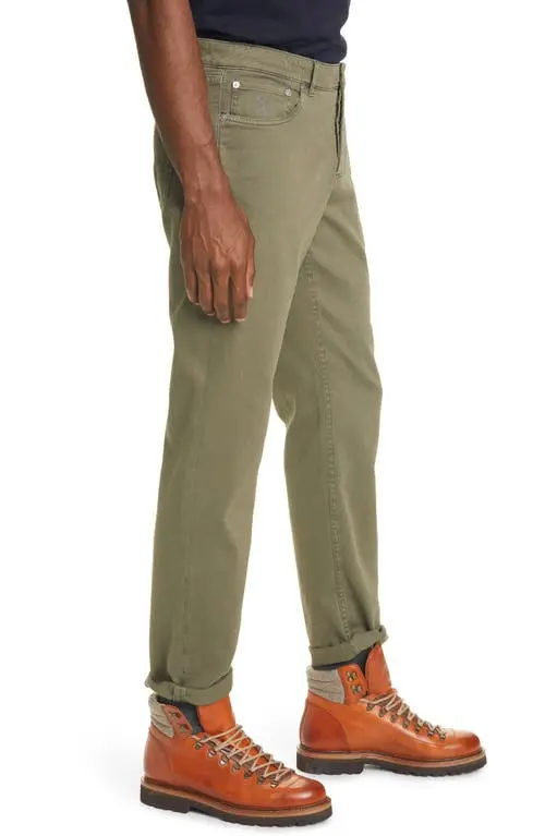 Brunello Cucinelli Overdye Stretch Cotton Twill Pants