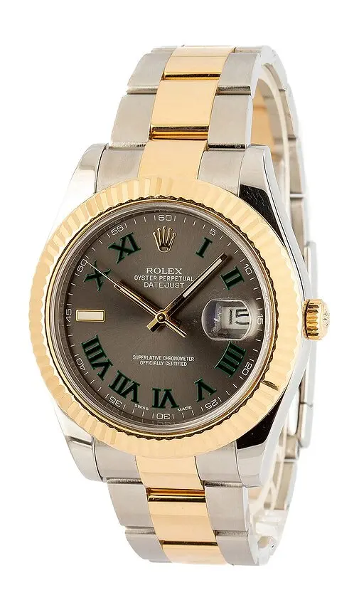 FWRD RENEW Bob's Watches Rolex Datejust Ii 116333 - Stainless Steel  18k Yellow Gold  & Dark