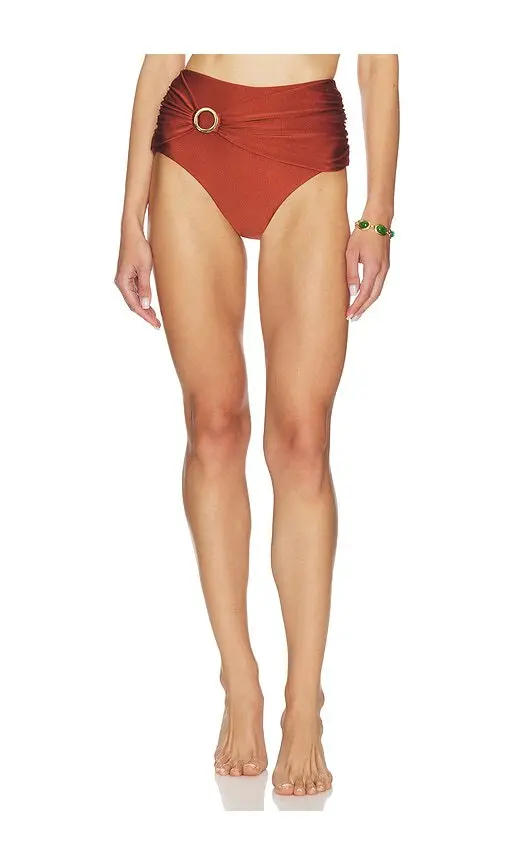 BANANHOT Ari Highwaist Bikini Bottom - Russet
