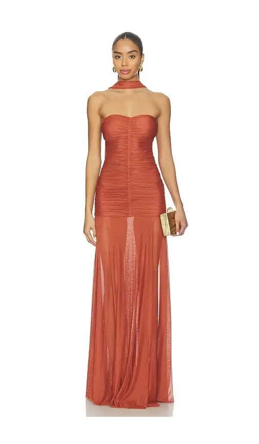 BANANHOT Ross Maxi Dress - Russet