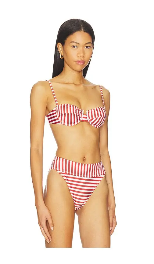 BANANHOT Chess Bustier Bikini Top