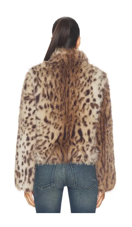 Generation Love Jamie Leopard Faux Fur Jacket - Winter Leopard