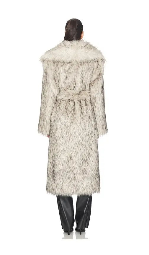 Andamane Winter Maxi Faux Fur Coat