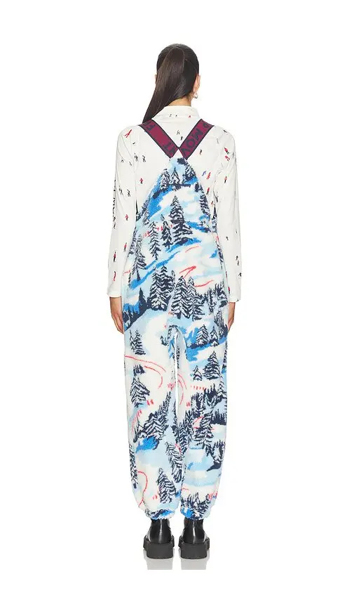 Free People Printed Hit The Slopes Salopette Jumpsuit