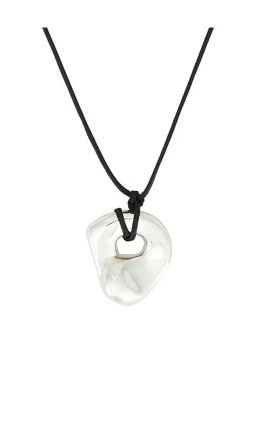 CASA CLARA Lina Corded Pendant Necklace - Silver