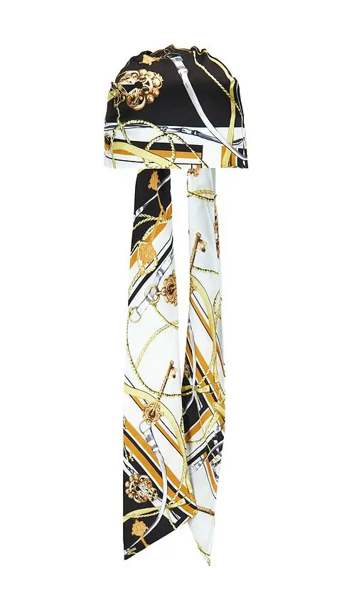 Eugenia Kim Gigi Headscarf - Ivory & Black