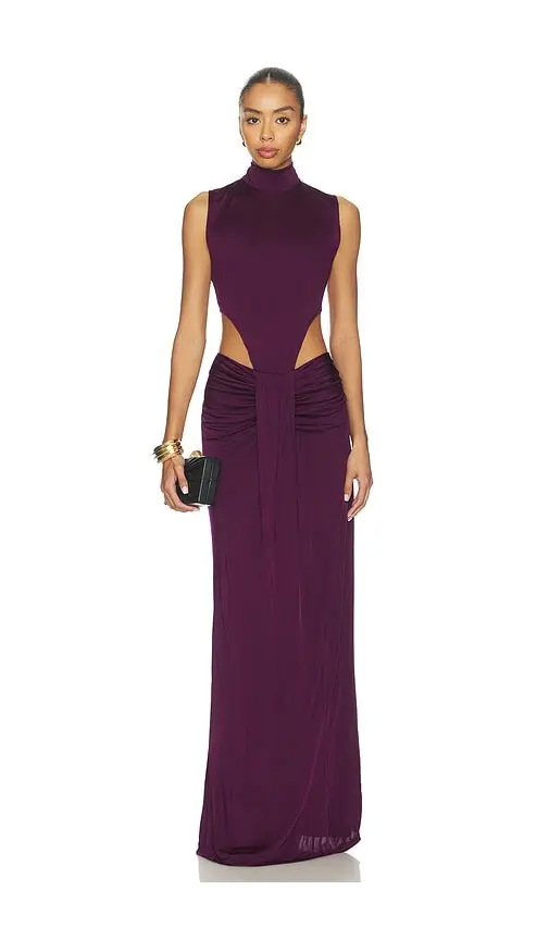 Nbd The Mohini Gown - Plum