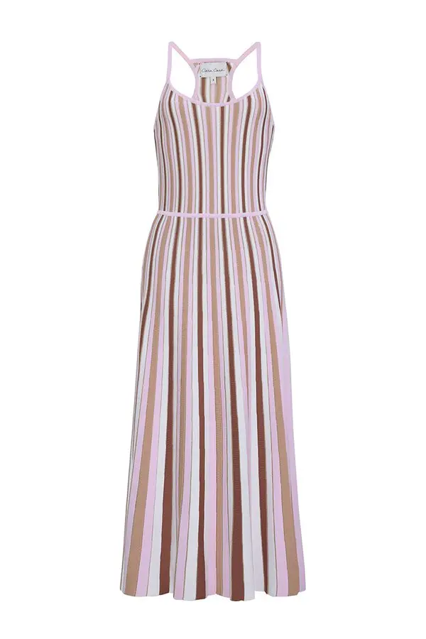 Cara Cara Margie Midi Dress - Blush Stripe