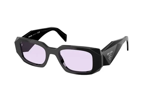 Prada Rectangle Full Rim Sunglasses - Black (pr_17wsf_16k40j_51mm)