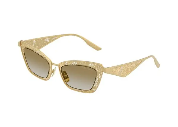Dolce & Gabbana Cateye Sunglasses - Matte Gold (dg_2311_12246e_51mm)