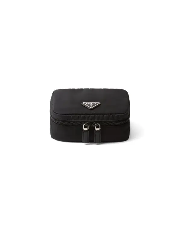 Prada Re-nylon Zipper Pouch - Black