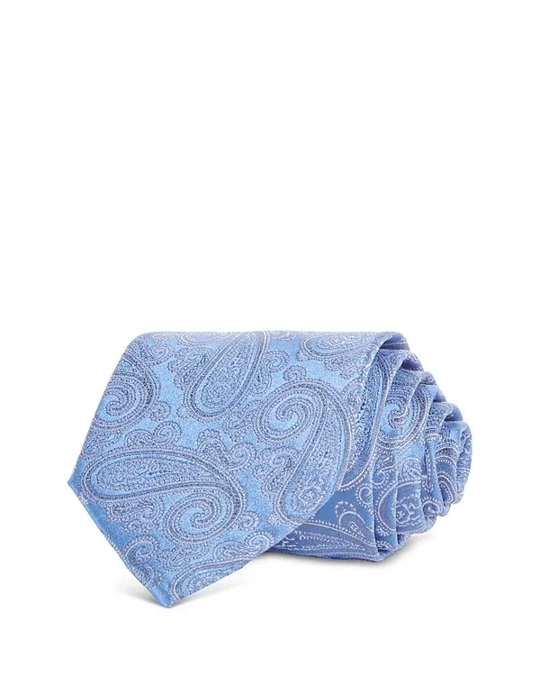 Bloomingdale'S Silk Paisley Neck Tie - Blue