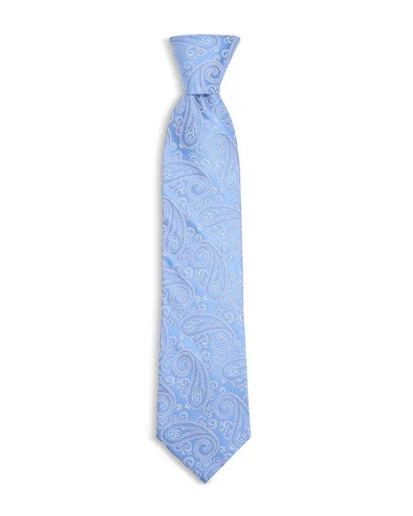 Bloomingdale'S Silk Paisley Neck Tie - Blue