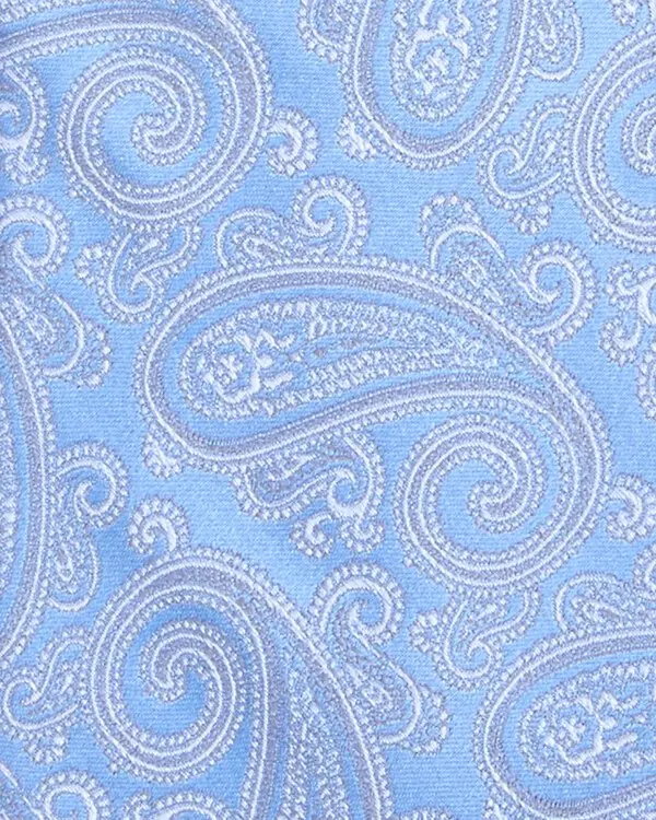 Bloomingdale'S Silk Paisley Neck Tie - Blue