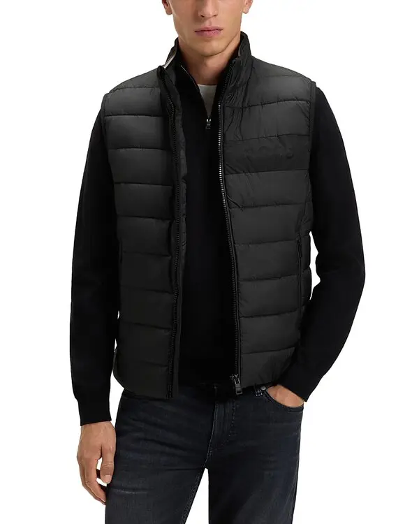 BOSS Regular Fit Vest - Black