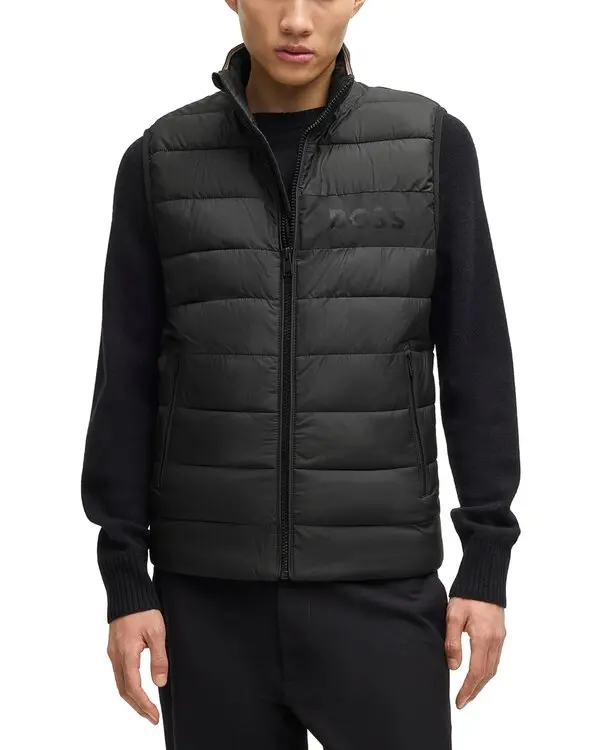 BOSS Regular Fit Vest - Black