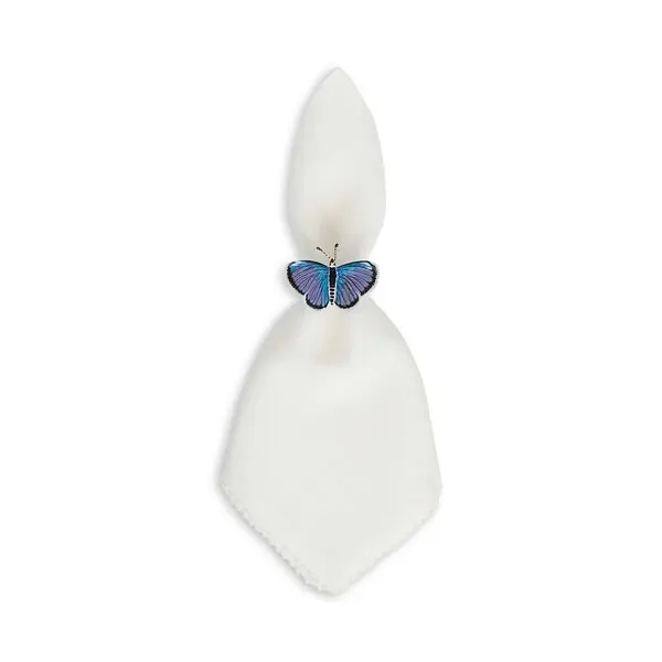 JULISKA Meadow Walk Butterfly Napkin Rings, Set Of 4