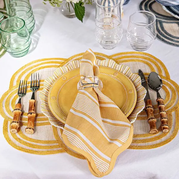 JULISKA Provence Napkin Ring, Set Of 4 - Clear