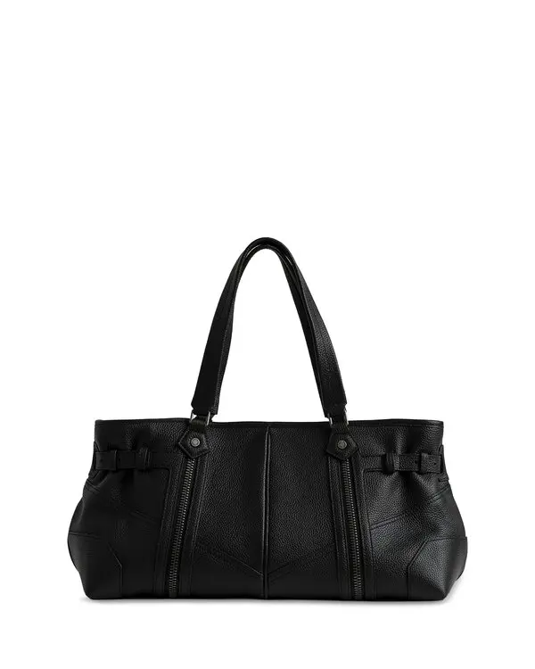 Zadig&Voltaire Sunny Leather Shopper Tote - Black