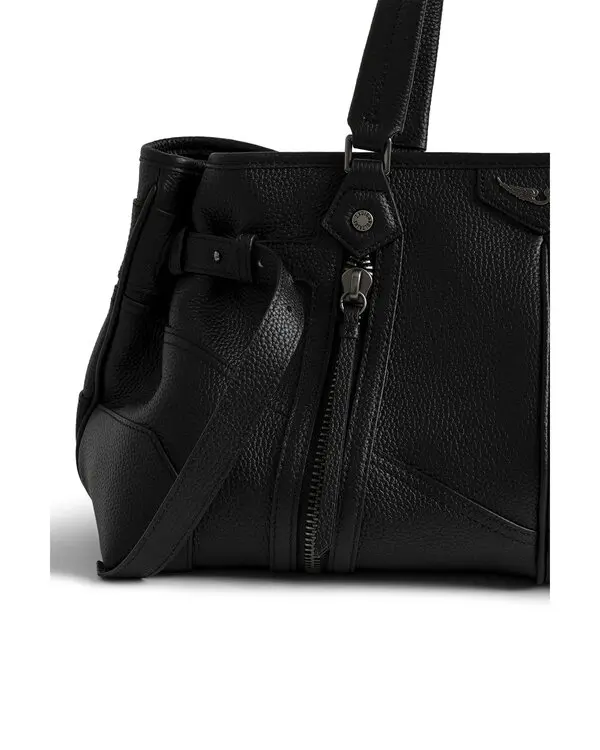 Zadig&Voltaire Sunny Leather Shopper Tote - Black
