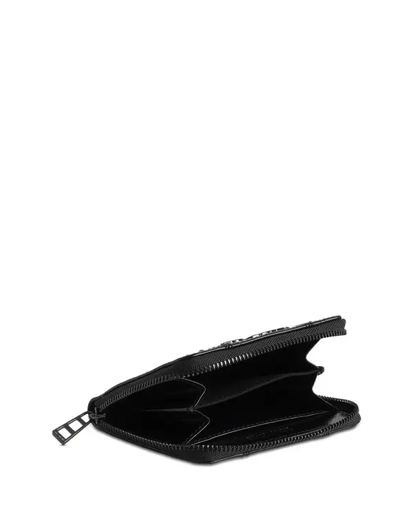 Zadig&Voltaire Mini Zv Studded Vintage Patent Leather Wallet