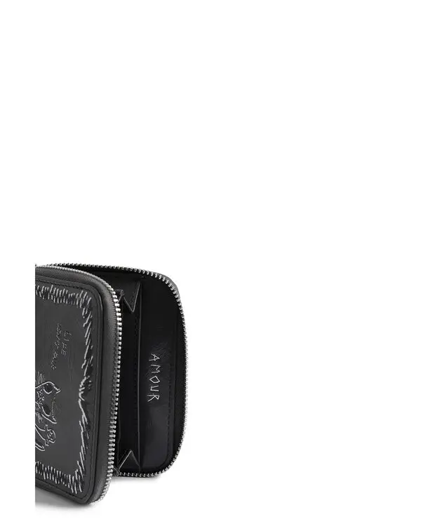 Zadig&Voltaire X Humberto Cruz Mini Zv Leather Card Holder
