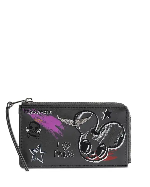 Zadig&Voltaire X Humberto Cruz Zv Leather Card Holder - Road