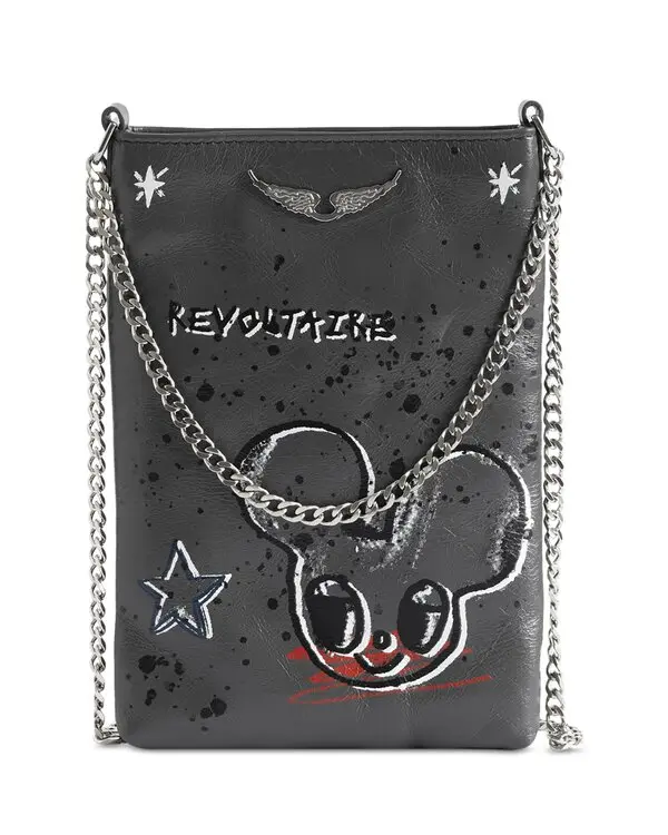 Zadig&Voltaire X Humberto Cruz Rock Leather Phone Pouch