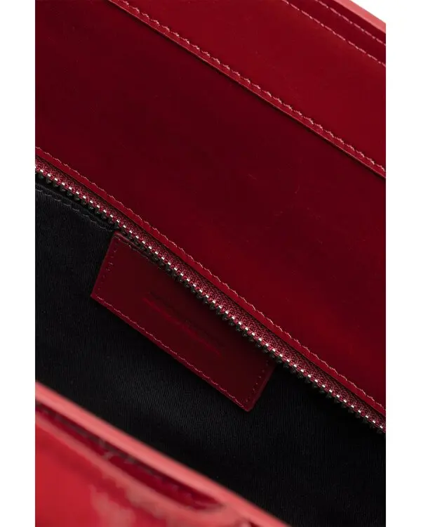 Zadig&Voltaire Angel Crinkled Patent Leather Tote - Power