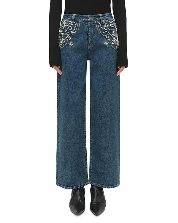 Simkhai Jude Embellished Jeans