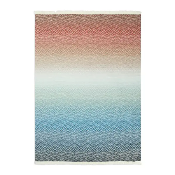 Missoni Ciro Wool Throw - Blue Multicolor