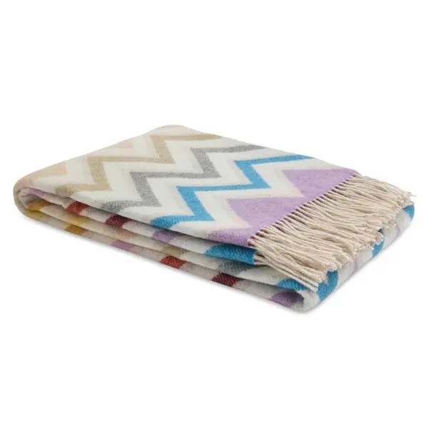 Missoni Watamu Jacquard Wool Blend Throw - Multicolor