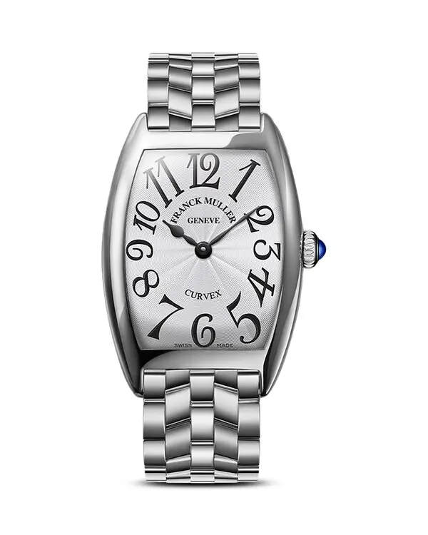 Franck Muller Cintrée Curvex 25mm Watch - White/silver