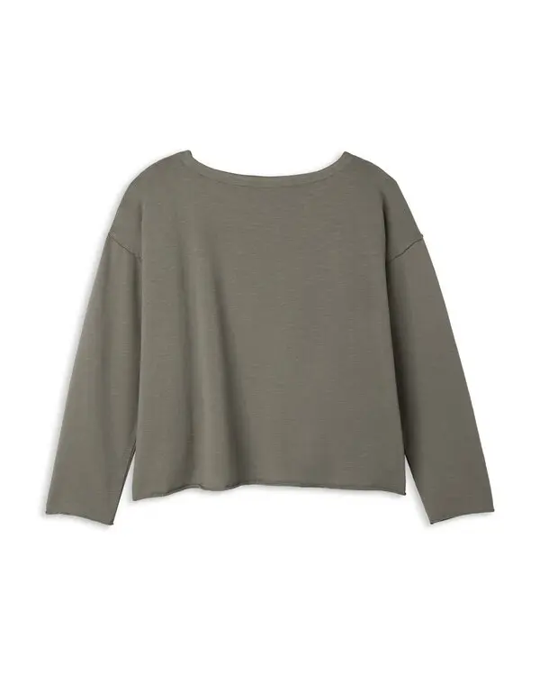 Eileen Fisher Boxy Boat Neck Top