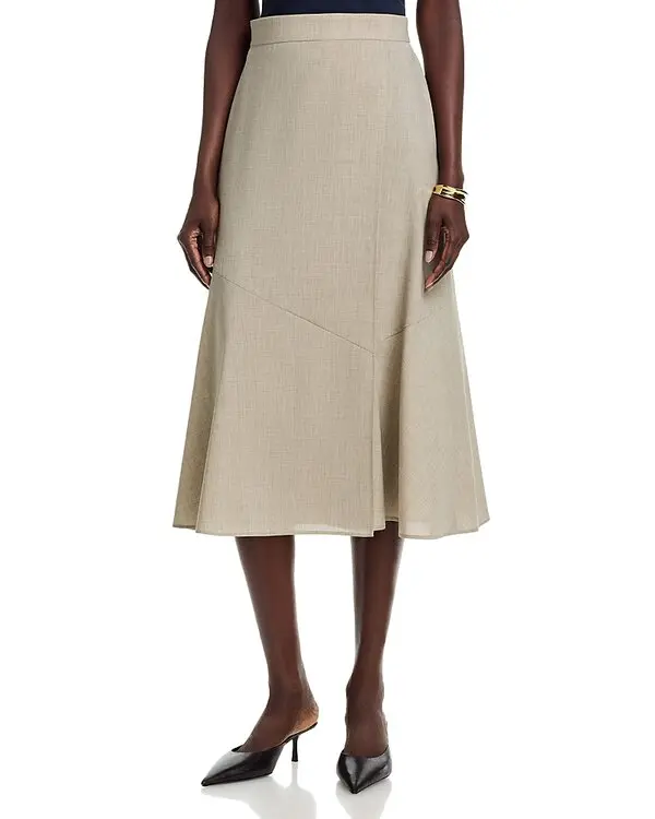 BOSS Wool Midi Skirt