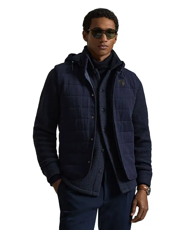 Polo Ralph Lauren Quilted Jersey Hooded Vest