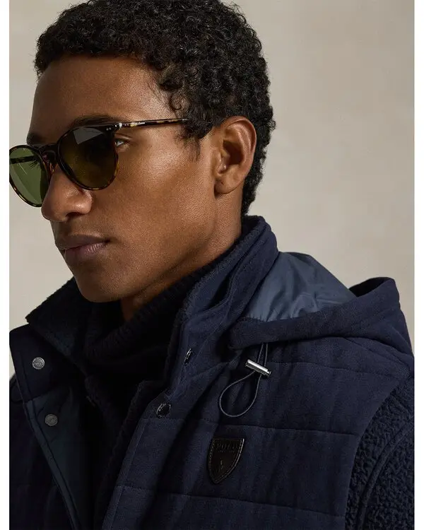 Polo Ralph Lauren Quilted Jersey Hooded Vest