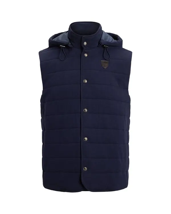 Polo Ralph Lauren Quilted Jersey Hooded Vest