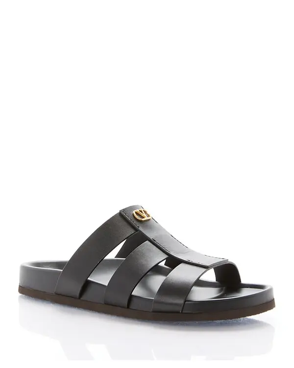 Valentino Garavani Leather Sandals - Black