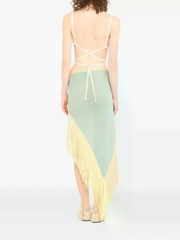 Alanui Mermaid Inside Pareo Midi Skirt