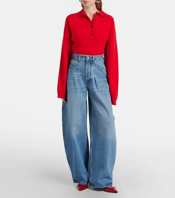 Jacquemus Barrel-leg Jeans - Blue