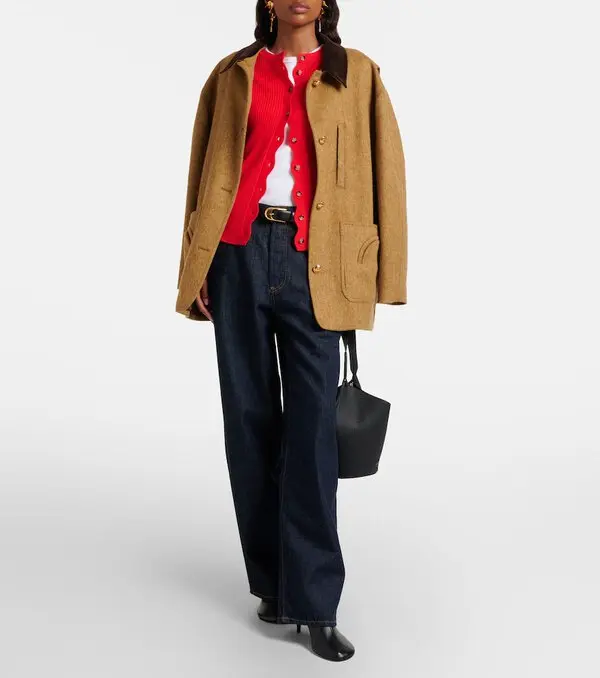 FRAME X Amelia Gray Detour Wide-leg Jeans