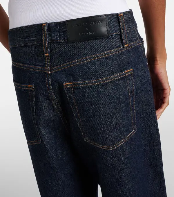 FRAME X Amelia Gray Detour Wide-leg Jeans