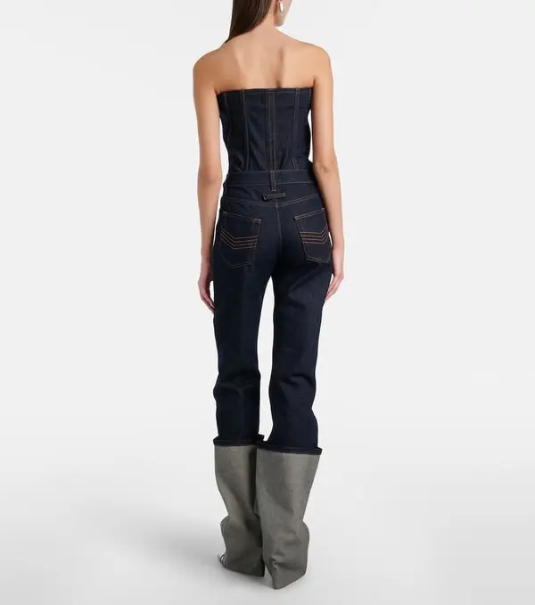 JEAN PAUL GAULTIER Cutout Straight Jeans