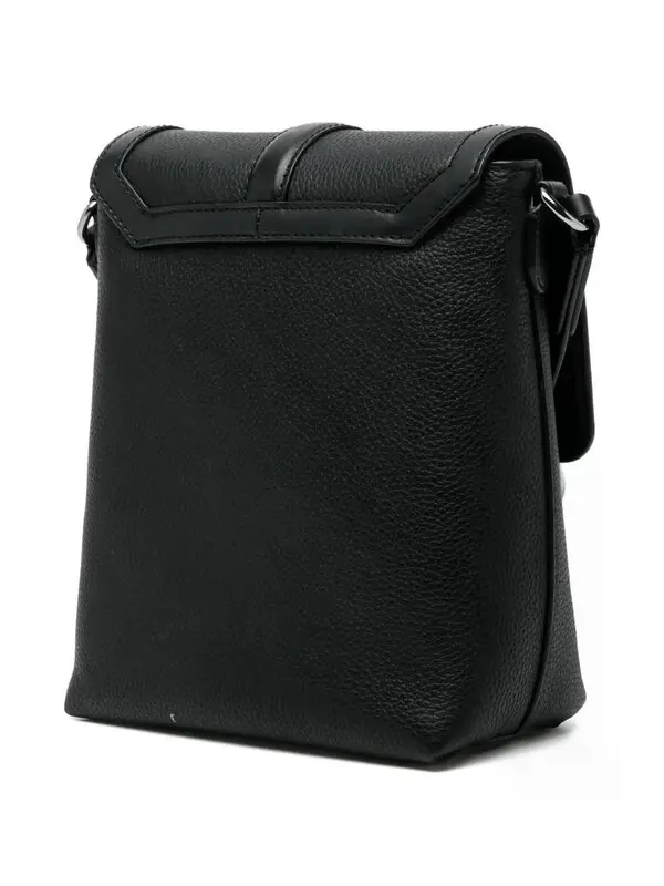 Michael Kors Logo-lock Leather Messenger Bag